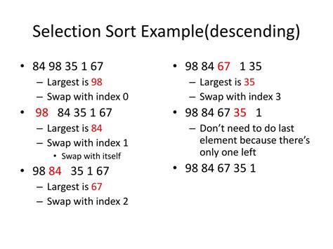 Ppt Selection Sort Powerpoint Presentation Free Download Id1952480