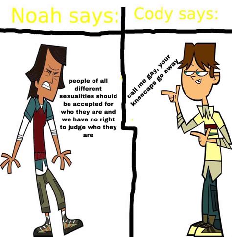 What Are Noah And Codys Views On Sexuality R Totaldrama