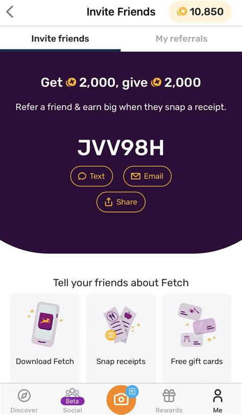 Fetch Referral Code 2 000 Coins Immediately When You Snap A Photo Of A