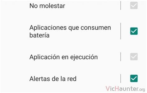 Cómo desactivar notificaciones y alerta de batería baja en Android Pie