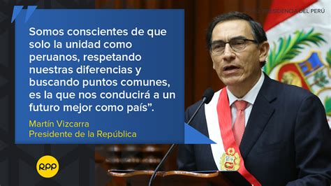 Las frases que dejó Martín Vizcarra en su segundo Mensaje a la Nación RPP Noticias
