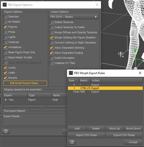 Problem With Fbx Export Daz 3d Forums