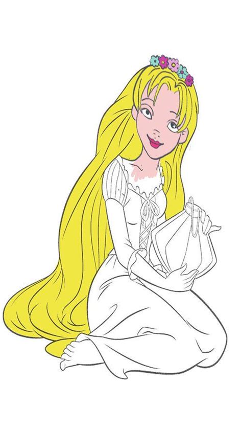 公主美少女简笔画彩色 简笔画图片大全 蒲城教育文学网