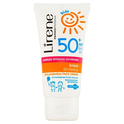 Lirene Kids Krem do twarzy SPF 50 50 ml Zakupy online z dostawą do