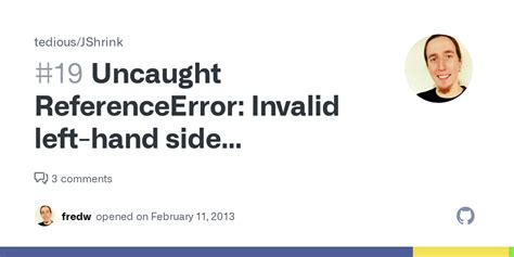 Uncaught Referenceerror Invalid Left Hand Side Expression In Postfix Operation · Issue 19