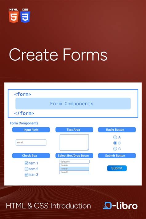 html forms are used to collect user inputs like text passwords