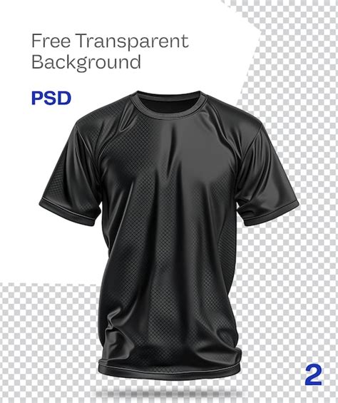 Premium Psd Free Psd Patterned Black Mock Shirt