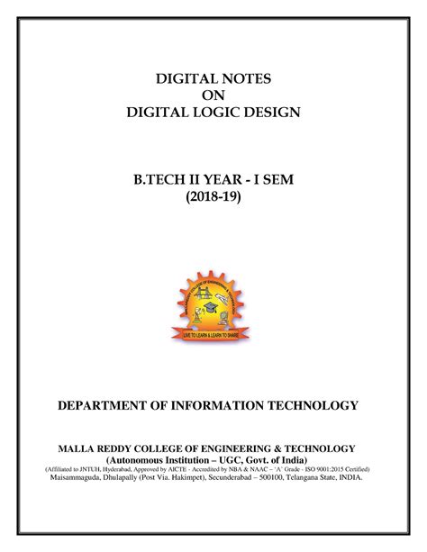 Digital Logic Design R17A0461 Basic Electrical Engineering AKTU