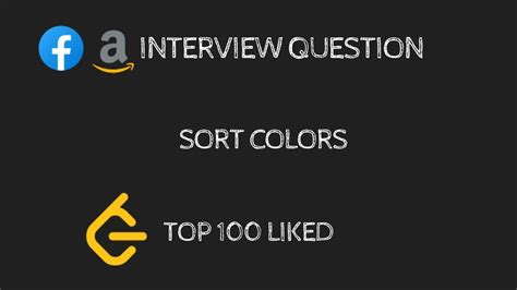 Sort Colors Dutch National Flag Algorithm Python Leetcode 75 Youtube