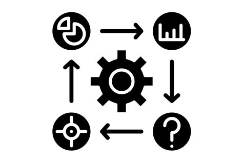 Workflow Glyph Icon Graphic By Maan Icons · Creative Fabrica