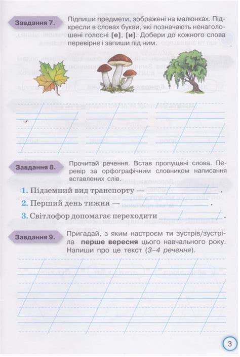 Українська мова 3 клас Мої досягнення Тематичні діагностичні роботи