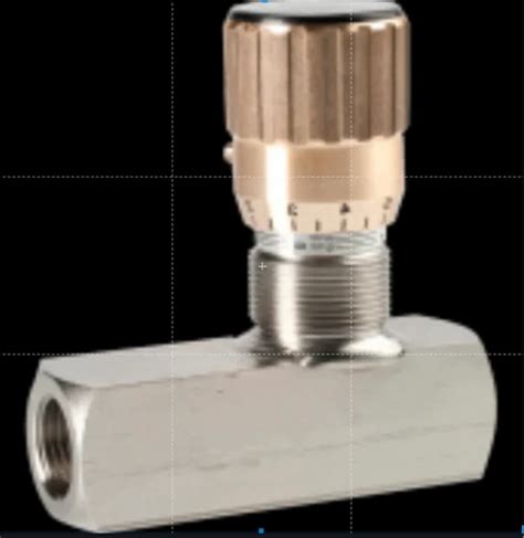 Medium Pressure Hydraulic Oil Unidirectional Flow Control Valve 400 Bar Stainless Steel At