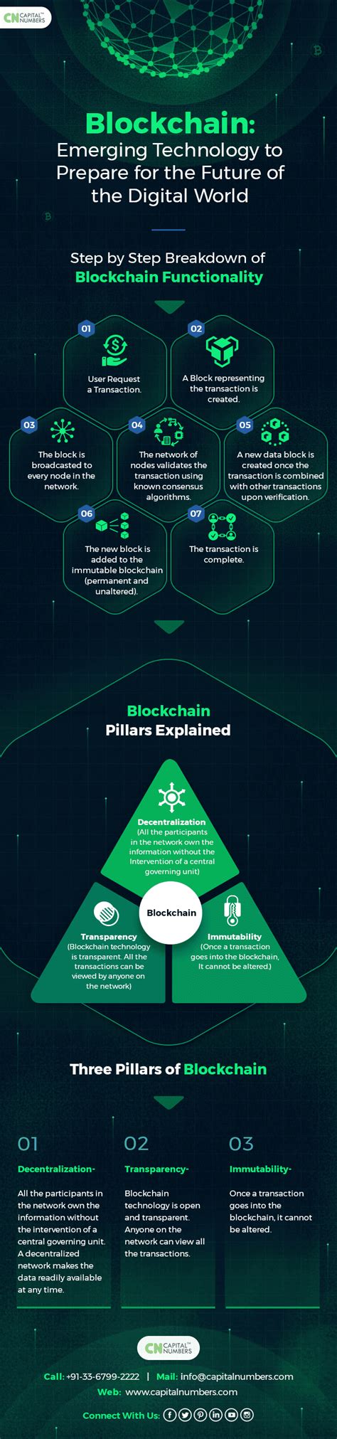 Blockchain Explained Preparing For The Future Infographic