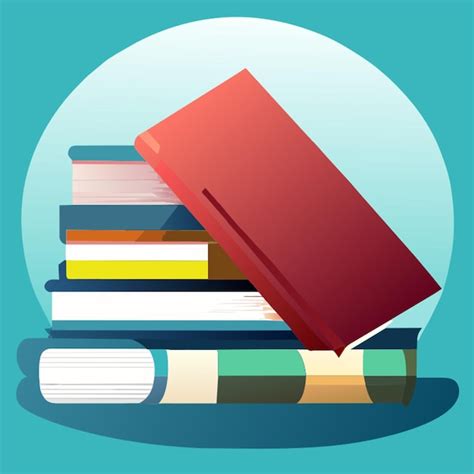 Books Vector Illustration Premium Ai Generated Vector