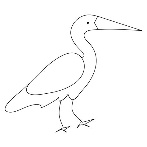 Premium Vector Flamingo Continuous One Line Drawing Of Bird Outline