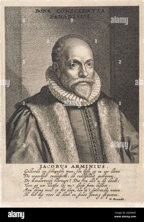 Portrait Of Jacobus Arminius Portrait Of The Theologian Jacobus