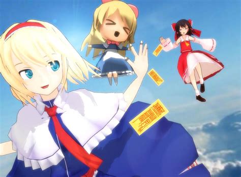 Mmd Alice And Reimu Fight By Magic Yumi On Deviantart