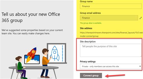 How To Connect A Sharepoint Site To An Office 365 Group Sharepoint Maven