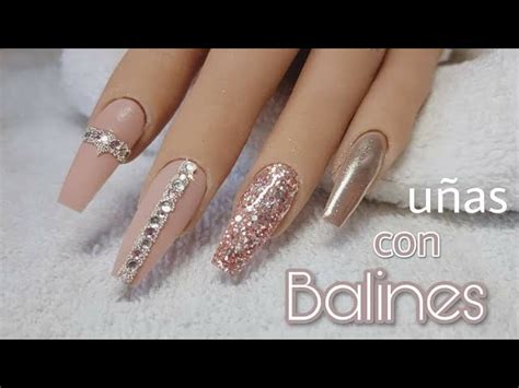 Diseño De Uñas Con Balines Y Cristales IDEAS E IMÁGENES
