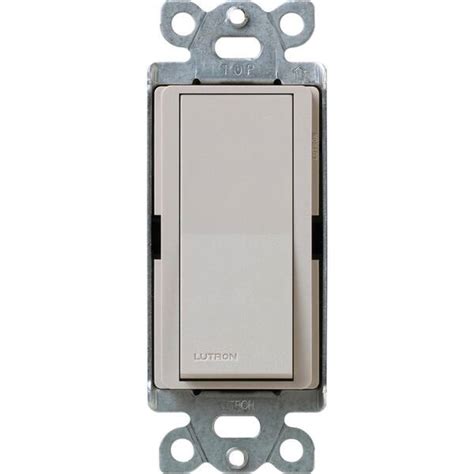 Lutron Claro 15 Amp 3 Way Rocker Switch Taupe Sc 3ps Tp