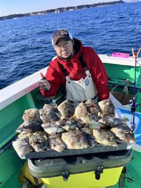 【釣果速報】神奈川県瀬戸丸の船上にデカハギがこんもり！初心者アングラーさんもお土産ばっちりゲット！