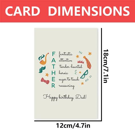 1бр Честит рожден ден татко картичка за рожден ден за баща Temu Germany