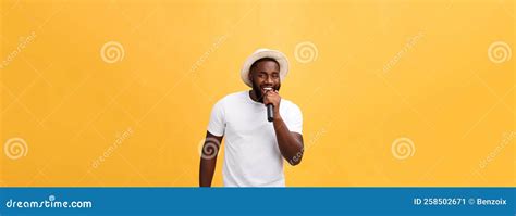 Young Teenage Black African American Boy Singer Performing At A Concert