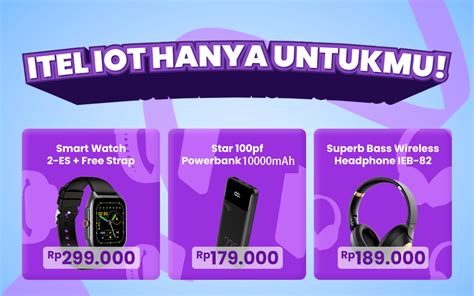 Toko Online Itel Official Shop Shopee Indonesia