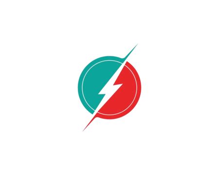 Lightning Logo Template Powerful Electrical Element Vector Powerful Electrical Element PNG