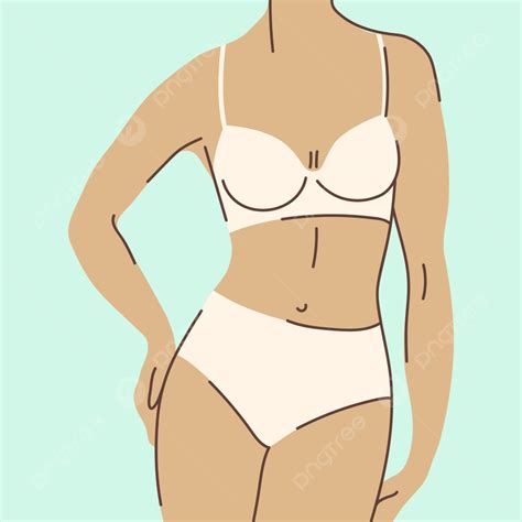 Illustration Of Pretty Woman In Beautiful Lingerie Ignateva Curvy