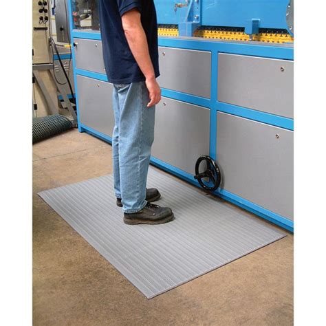 Tapis anti fatigue strié Réducteur de fatigue et Antidérapant