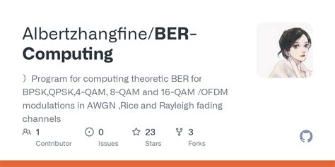 GitHub Albertzhangfine BER Computing Program For Computing