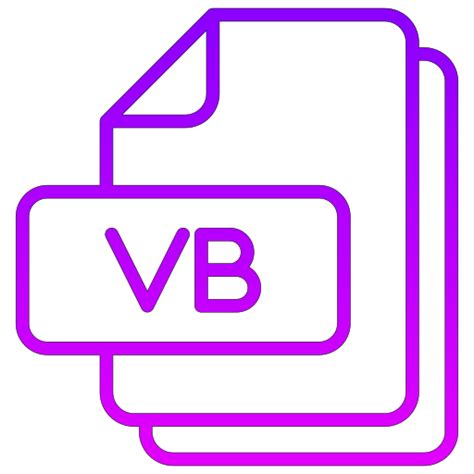 Vb Generic Gradient Outline Icon