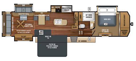 2018 Jayco Pinnacle 5th Wheel Floor Plans Floor Roma