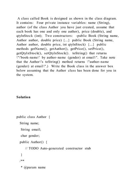 A Class Called Book Is Designed As Shown In The Class Diagram It Codocx