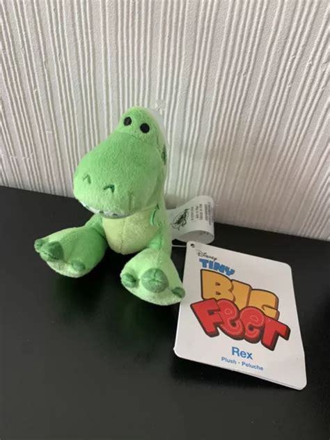 Disney Store Tiny Big Feet Rex Toy Story Plush With Tags £900