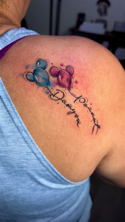 Watercolor Mickey Tattoos