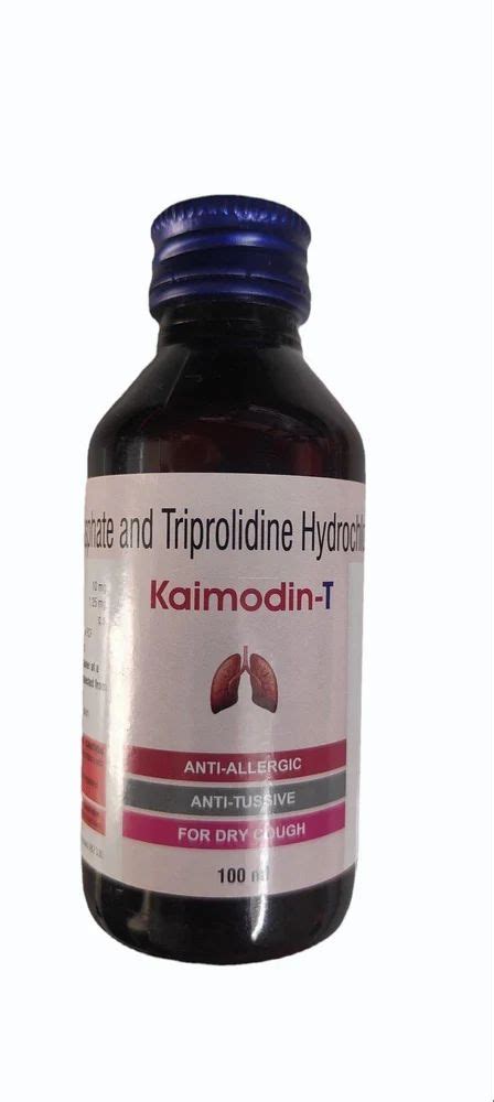 100ml Triprolidine Hydrochloride Syrup At ₹ 450bottle In Coimbatore