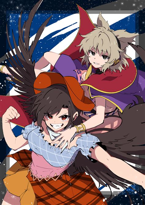 Toyosatomimi No Miko And Kurokoma Saki Touhou Drawn By Shikushiku
