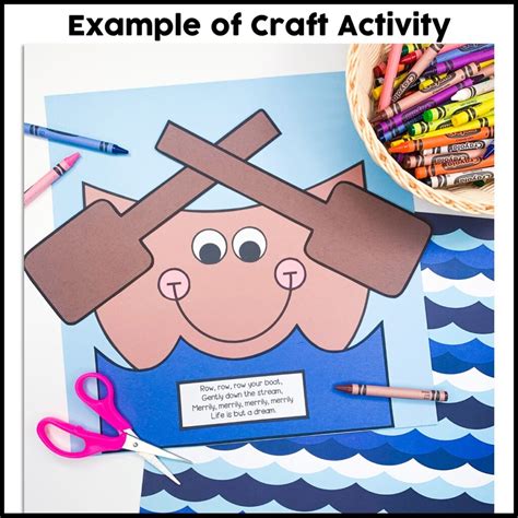 Row Your Boat Craft Activity Crafty Bee Creations