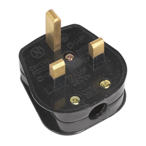 Black 13a Plug Mdtools