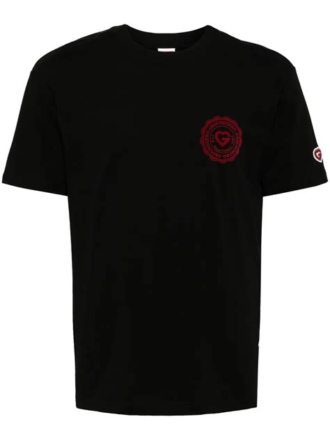 Ground Zero Logo Print Cotton T Shirt Black Farfetch Ae