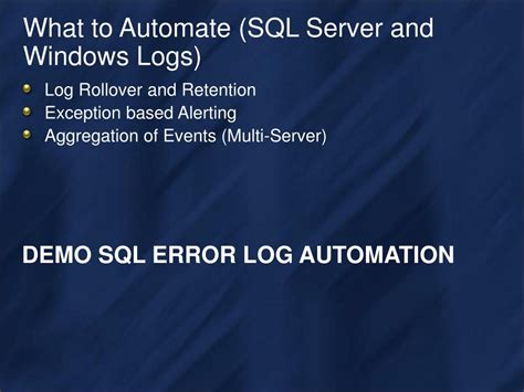 Ppt Automating Common Dba Tasks Powerpoint Presentation Free