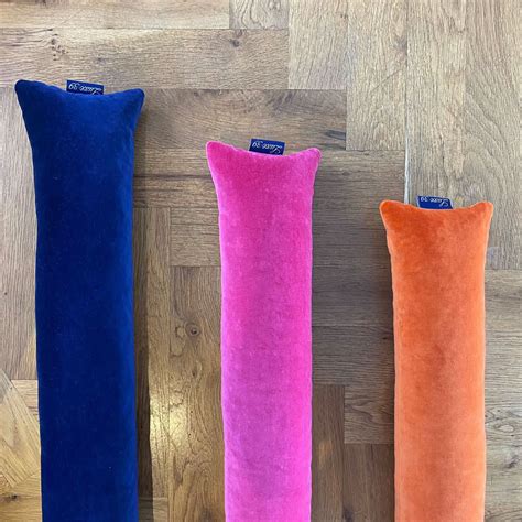 Front Door Draft Excluder Luxe 39 Quality Navy Velvet