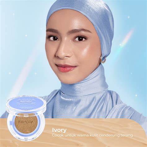 Promo Bioaqua Bundle Makeup Set Aqualock Cushion Lip Tint Fantastic
