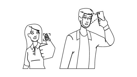 Scan Biometric Authentication 66253021 Vector Art At Vecteezy