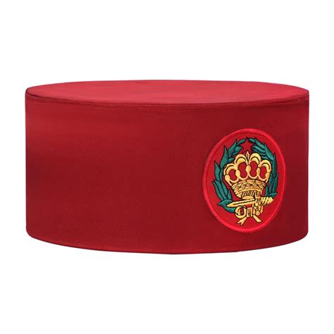 Order Of The Amaranth Crown Cap Red Silk
