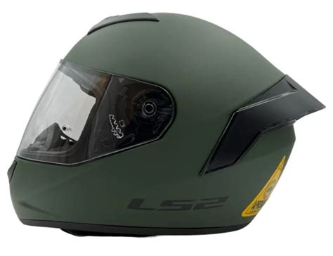 Casco Ls2 Ff352 Military Green Cafe Race