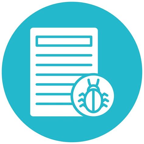 Premium Vector Infected File Vector Illustration Style