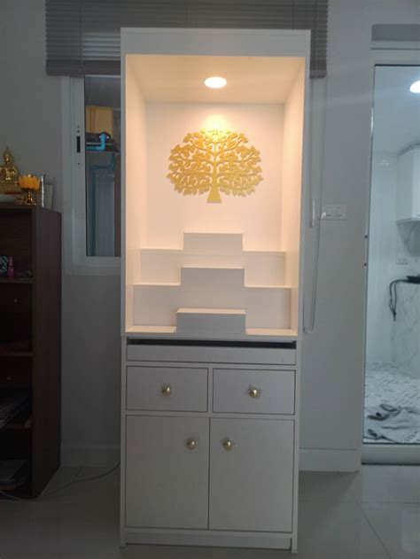 Review ♡° โต๊ะหมู่บูชาสวยทันสมัย โต๊ะหมู่บูชาสไตล์ วางได้ทุกมุมของ